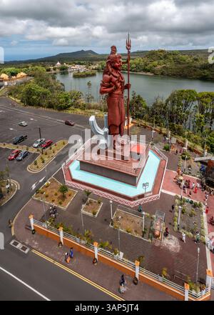 Mangal Mahadev statue, grand bassin, Mauritius Stock Photo - Alamy