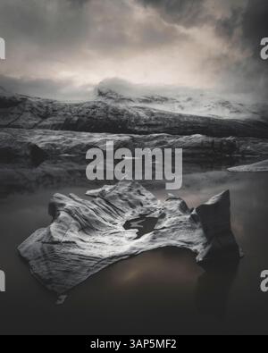 A breathtaking aerial view of Glacier National Park under beautiful ...