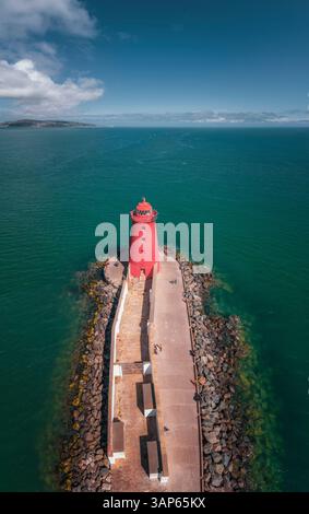 Dublin, Ireland : Aerial view of Poolbeg Generating Station known as ...
