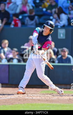 Winston-Salem, NC: Winston-Salem Dash left field Jordan Sprinkle (5 ...
