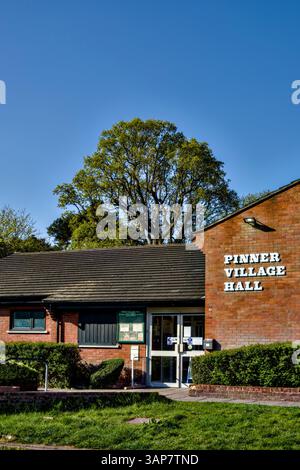 Village Hall, Pinner, Borough of Harrow, London, England, U.K Stock ...