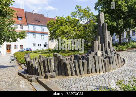 On the market square of Stolpen, Saxony, Germany, Europe Stock Photo ...