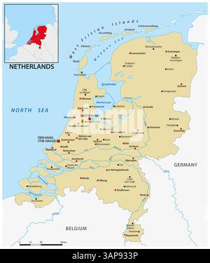 Infographic about Amsterdam, capital of the Netherlands, and a city ...