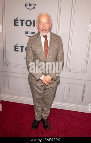 Simon Callow attends the premiere of "Étoile" at the Museum of Modern ...
