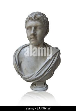 Roman portrait bust of Ptolemy, King of Numidia and Mauritania 21-40 AD ...