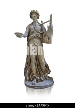 Roman statue of Apollo playing a lyre, Roman interpretation of a 5th ...
