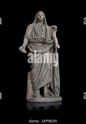 Roman statue of Augustus known as the Genius Augustus (Genius Augusti ...