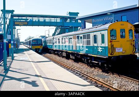 Hasting DEMU Unit on Charter Train at Bicester Village Station ...