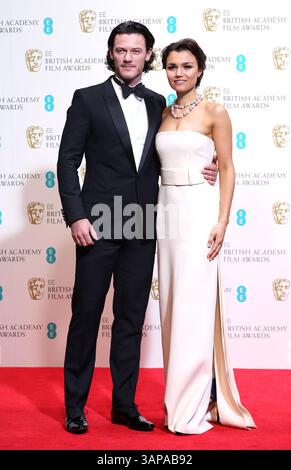 Luke Evans in the Awards Room at the Arquiva Bafta TV Awards at The ...