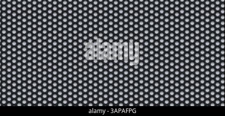 abstract grainy circle honeycomb grid loudspeaker mesh background Stock ...