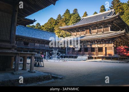 Famous Mt Shosha temple - Engyo-ji temple, Himeji, japan Stock Photo ...