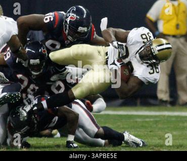 New Orleans Saints cornerback Quincy Riley (29) celebrates after a play ...
