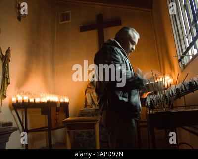Catholic church goers in San Luis Obispo, California Stock Photo - Alamy