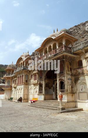 Temple Shri Sitaramji, Galta Ji temple, Jaipur, Rajasthan, India, Asia ...