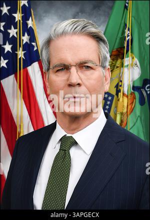United States Secretary of the Treasury Scott Bessent participates in a ...