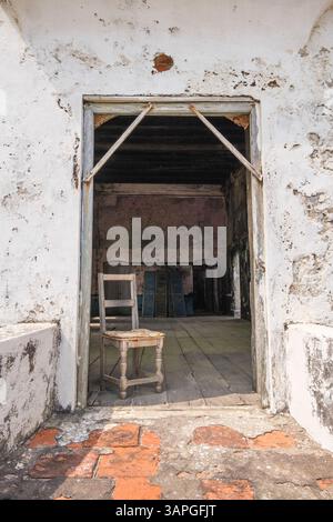 Anomabu, Ghana. Fort William, built 1753 by the British. Interior ...