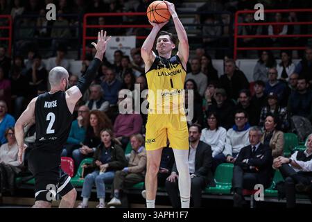 #1 David Kramer (La Laguna Tenerife) during Bertram Derthona vs La ...