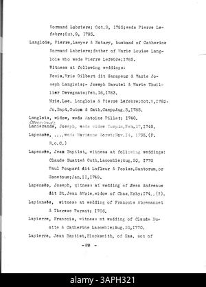 This document contains abstracts of marriage contracts from Kaskaskia ...