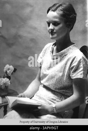 A photograph of Lillie Johnson, a student, from the Doris Ulmann ...