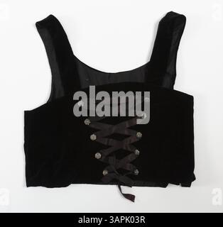 This black velvet bodice, part of the Swiss Ladies Singing Society ...