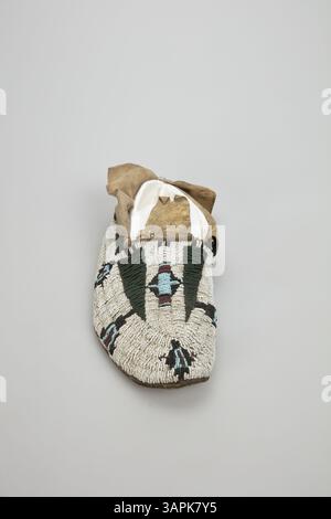 These Cheyenne beaded moccasins, from the Missouri Historical Society ...