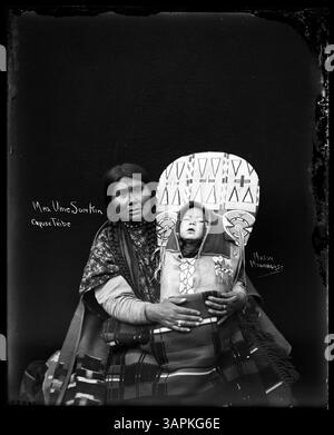 This photograph by Lee Moorhouse depicts Mrs. Small Hawk, a Cayuse ...