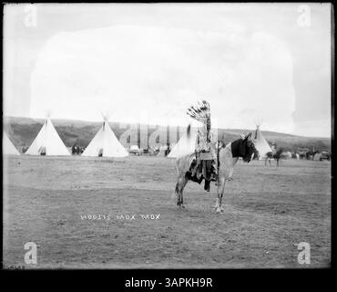 This photograph by Lee Moorhouse shows Hoo-sis-mox-mox, also known as ...