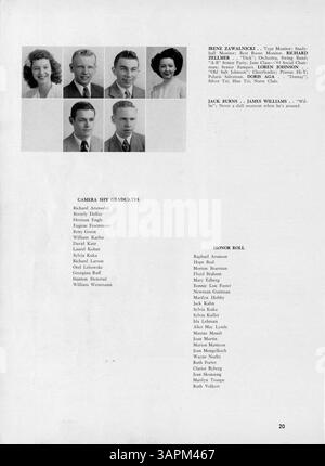 This 1944 yearbook from North High School features historical details ...