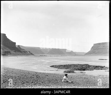 A photograph of scenes along the Columbia River near Wallula ...