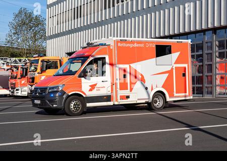 Cologne fire brigade MAN TGE ambulance Stock Photo - Alamy