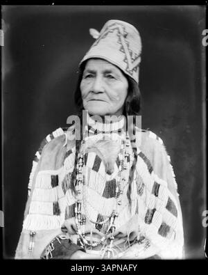 A portrait of a Native American woman captured by Lee Moorhouse ...