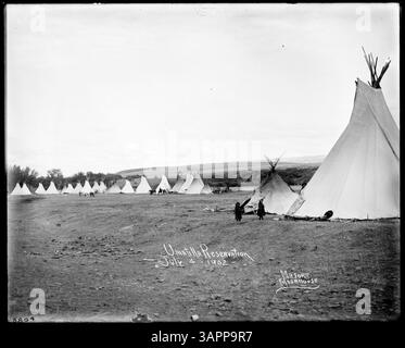 Photograph showing scenes on the Umatilla Indian Reservation, taken by ...