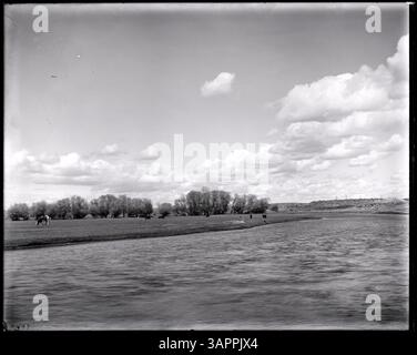This photograph depicts the scenic river near Port Victoria, the ...