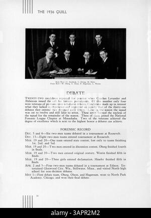 The 1936 yearbook from Minnehaha Academy commemorates the 1935-1936 ...