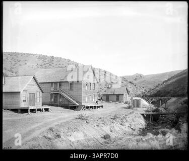 A photograph by Lee Moorhouse showing buildings and grounds at the ...