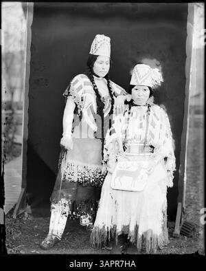 This photograph by Lee Moorhouse features Paul Showoway, a Cayuse ...