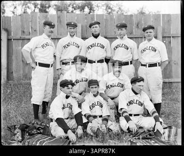 This photograph by Lee Moorhouse captures a baseball game at Roundup ...