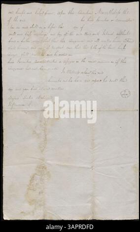 A blank indenture for land in Kentucky, signed by George Rogers Clark ...