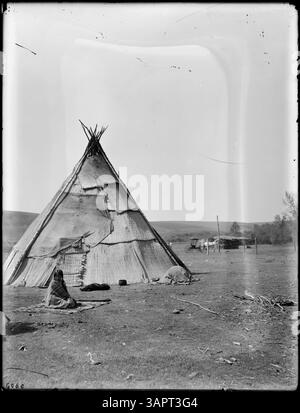A historical image documenting the early settlement of Corvallis ...