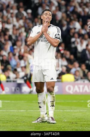 Real Madrid’s Jude Bellingham dejected during La Liga match. December ...