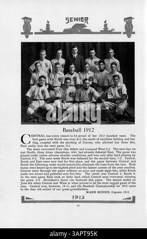 The 1913 'Senior' yearbook from Central High School reflects on the ...