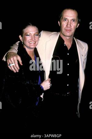 DAVID CARRADINE with wife GAIL JENSEN and daughter CALISTA at La Cage ...