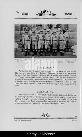This 1924 yearbook captures East High’s student life, academic ...