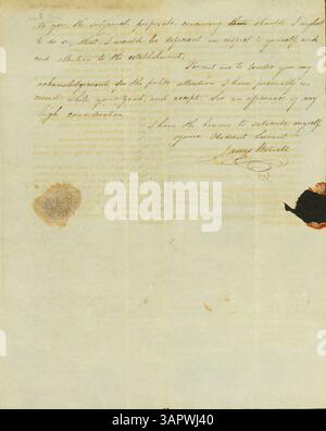 James Warrell's letter to Thomas Jefferson, dated May 27, 1816 ...