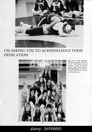 'Mustang 1975', the Breck Yearbook, captures the essence of the 1974 ...