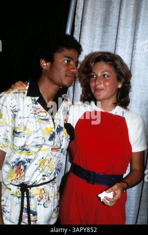 MICHAEL JACKSON and TATUM O'NEAL 1979 (Credit Image: © Globe Photos ...