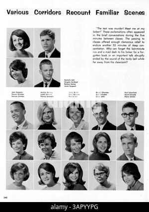 The 1965 yearbook from St. Louis Park High School, titled Echowan '65 ...