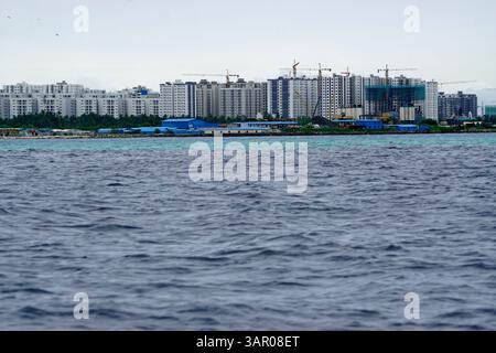 new housing project on hulhumale island on the maldives Stock Photo - Alamy