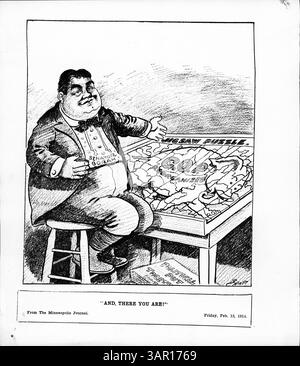 A photograph of William E. Borah, a U.S. Senator from Idaho, and Mrs. T ...