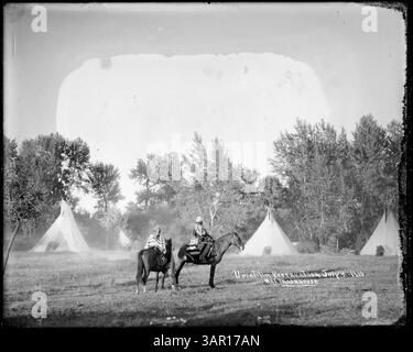 This photograph by Lee Moorhouse depicts scenes from the Umatilla ...